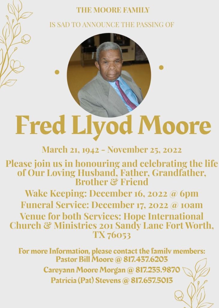 Fred Lloyd Moore – TLC Africa