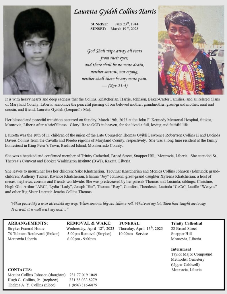 Lauretta Gyideh Collins-Harris – TLC Africa