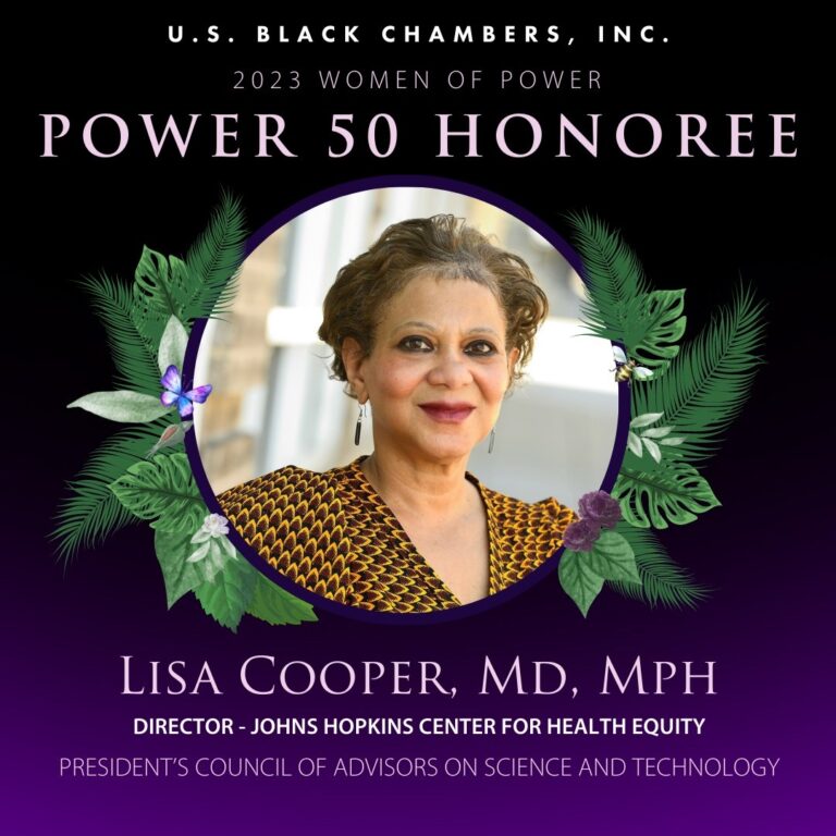 Congratulations to Dr. Lisa Cooper – TLC Africa