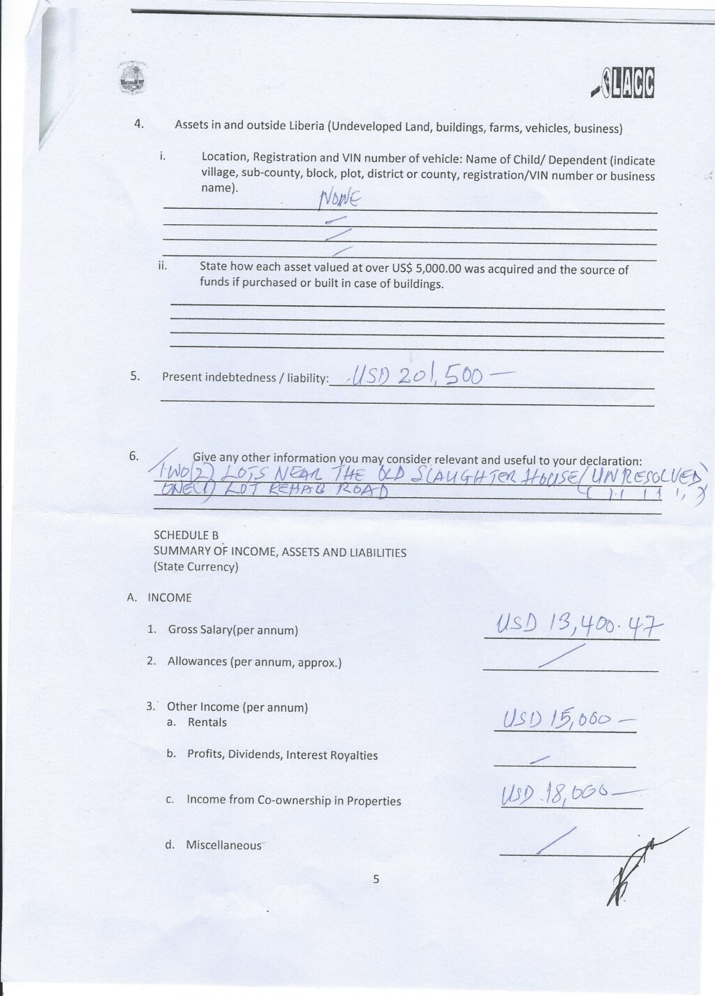 President Boakai Publishes His Assets Declaration – TLC Africa