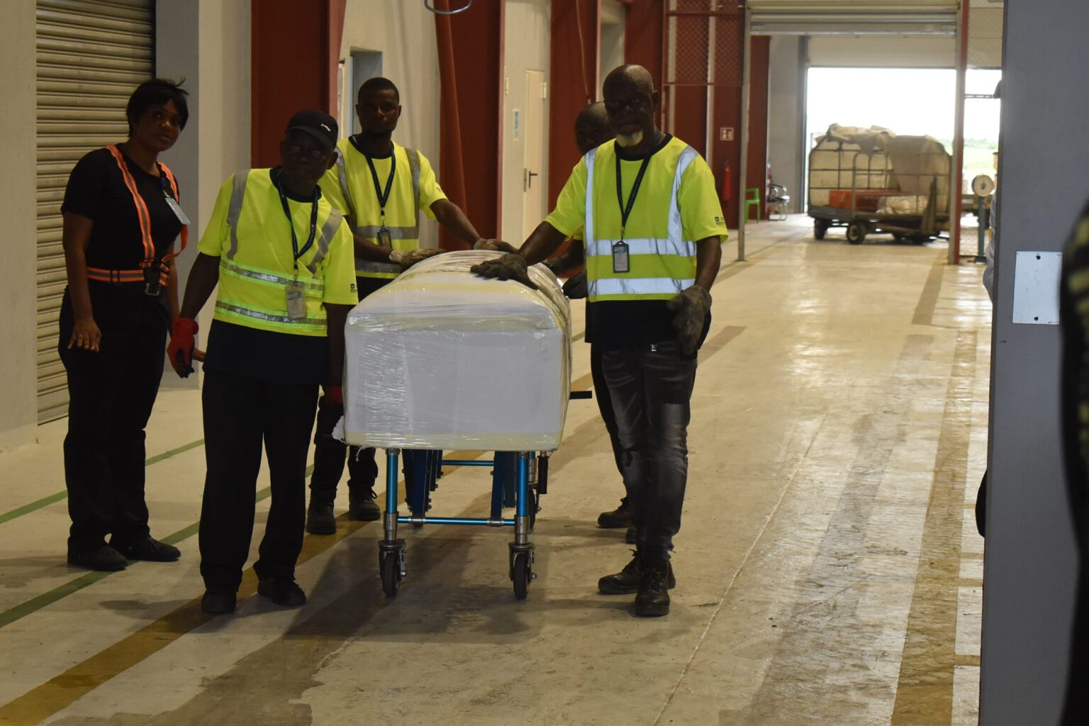 The Arrival of Charles Sirleaf’s Body in Pictures – TLC Africa