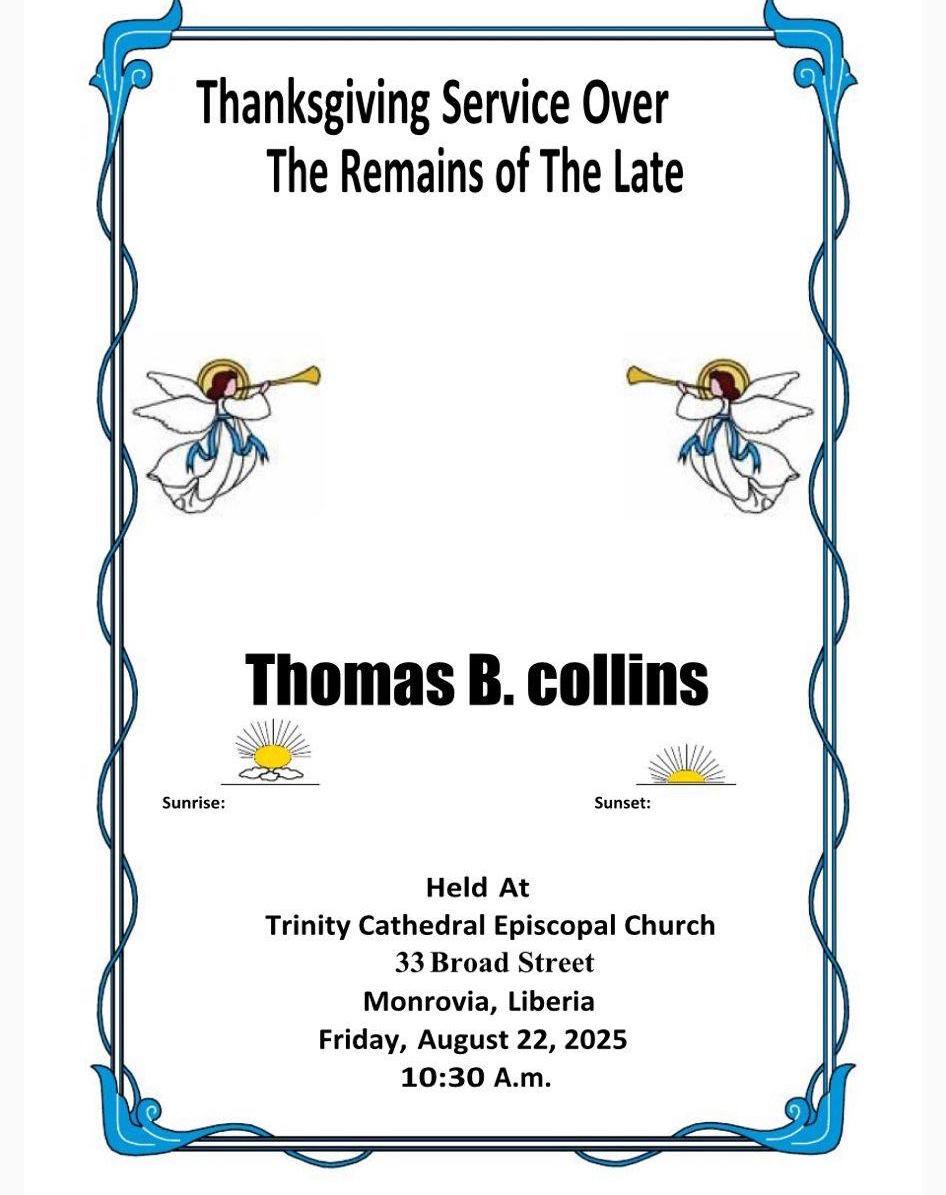 Honorable Mr. Thomas Bodio Collins Sr. – TLC Africa